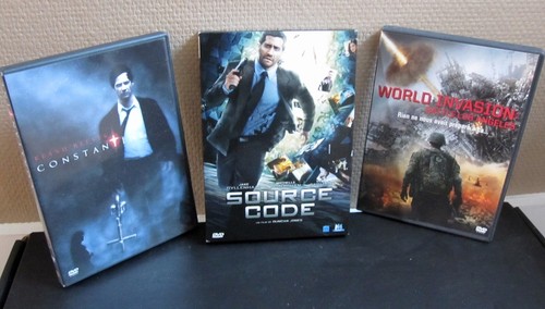 Lot 3 DVD Zone 2 action fantastique - Constantine - World invasion - Source code | eBay