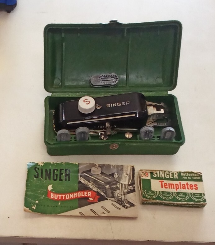 Vintage Singer buttonholer 160506 Complete Set 8 Templates Included | eBay