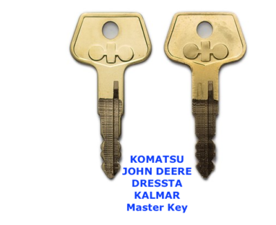 2 x KOMATSU 787 Master Plant Excavator Digger Keys + FAST FREE POST ...