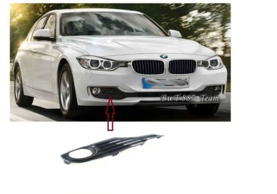 2012-2016 BMW 3 F30 F31 Luxury Line Front Bumper Foglight Grille Right ...