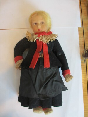 VINTAGE 1930’S LENCI FELT DOLL COUNTESS CONTESSA MAFFEI ORIGINAL TAGS ...