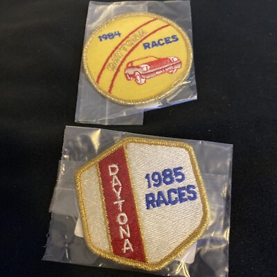 VTG DAYTONA 1984 And 1985 Races Iron On Patches | eBay
