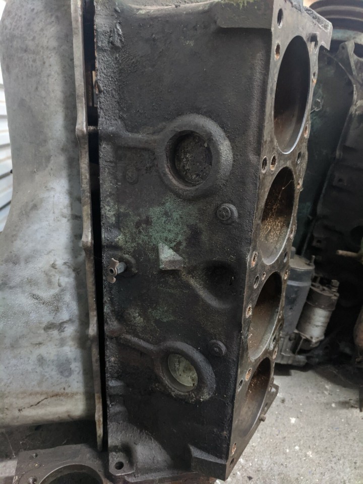 1958 Pontiac 370 engine V8 block crank heads | eBay
