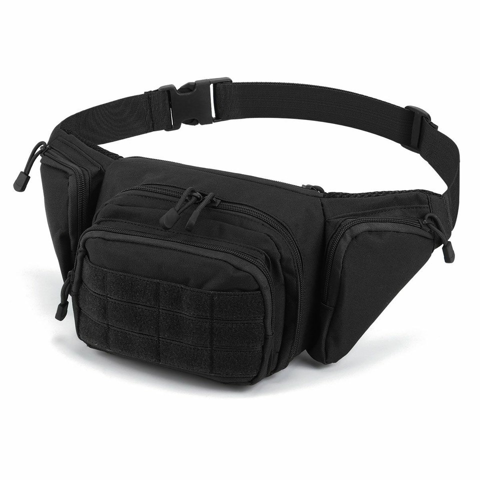 Tactical Waist Bag Concealed Gun Carry Pouch Military Pistol Holster ...