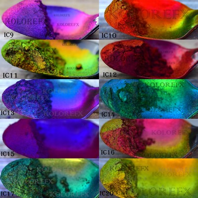 KolorEFX Intense Colorshift Pearl Multichrome Pigment Paint Resin Art ...