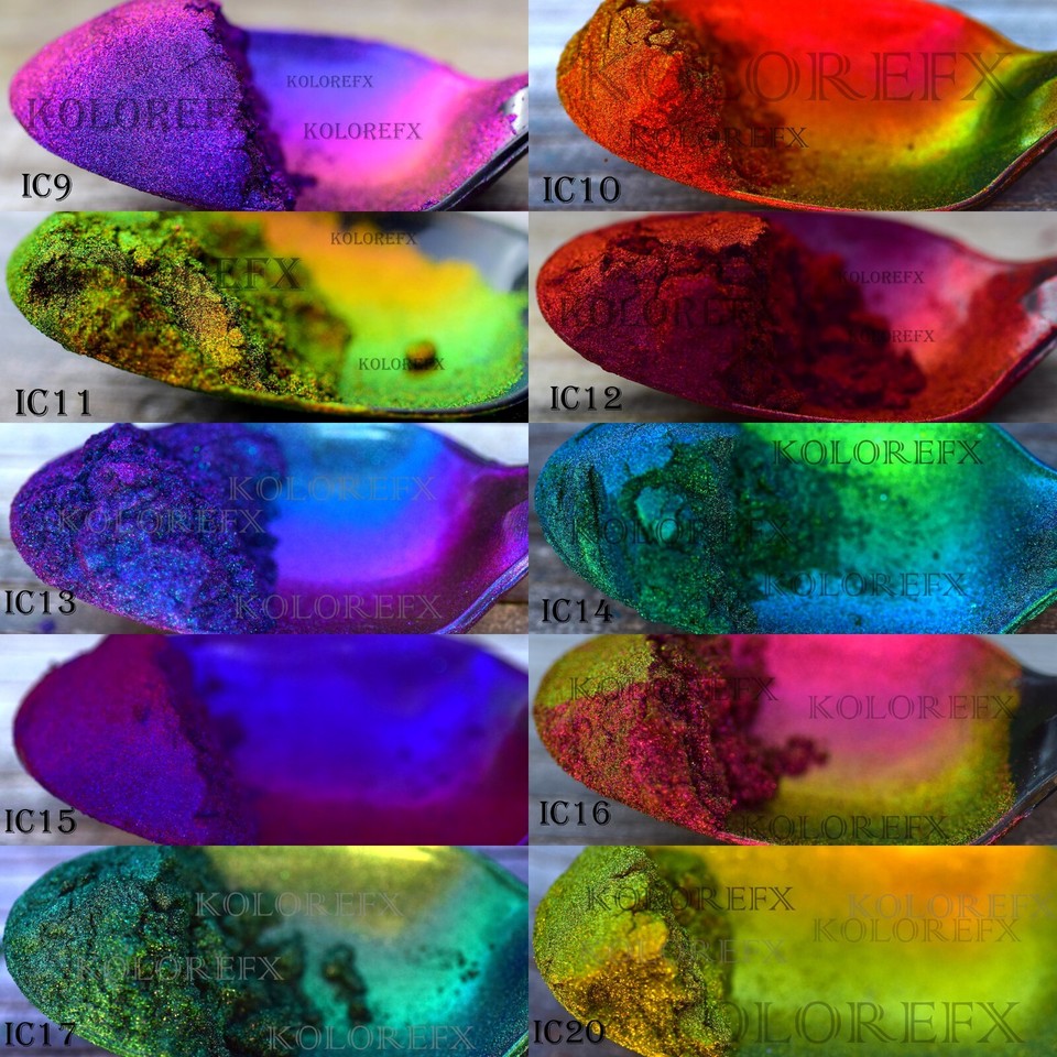 KolorEFX Intense Colorshift Pearl Multichrome Pigment Paint Resin ...