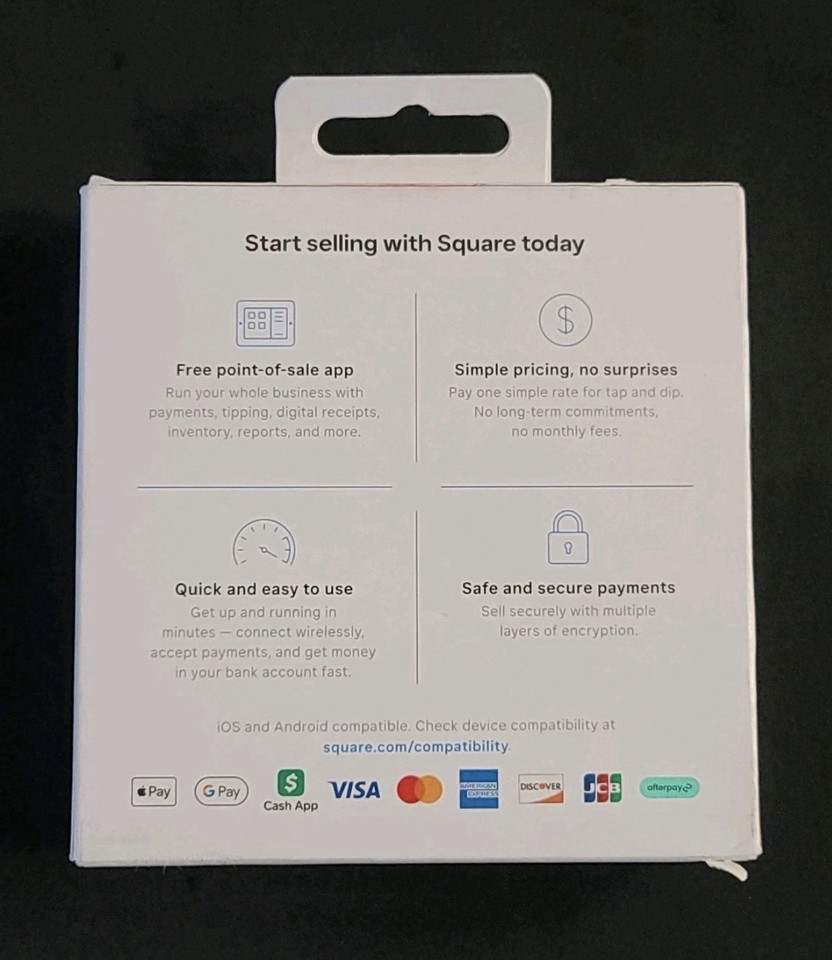 Square A-SKU-0792 Credit Card Reader for Contactless & Chip Machine 2nd ...