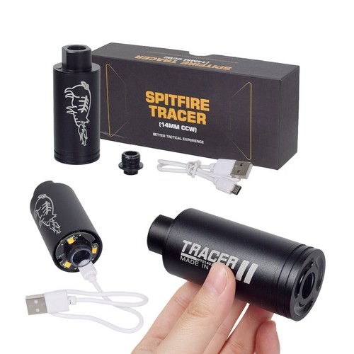 NEW Airsoft Spitfire Tracer Flash Unit (14mm CCW - Full Metal ...
