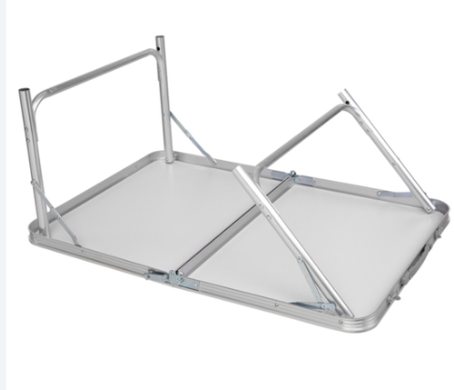 White Table 90 x 60 x 70cm Home Use Aluminum Alloy Folding | eBay