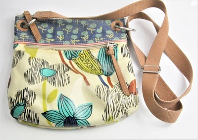 FOSSIL KEY-PER CROSS BODY BAG PURSE HAND BAG FLOWERS EX CONDITION | eBay
