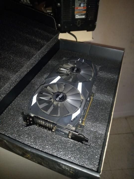 ASUS AMD Radeon RX580 8GB GDDR5 Graphics Card (DUAL-RX580-O8G) OC ...