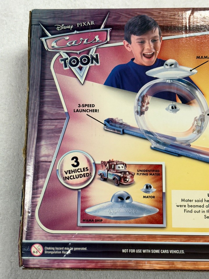 Disney Pixar Cars Toon Unidentified Flying Mater Track Set New Sealed ...