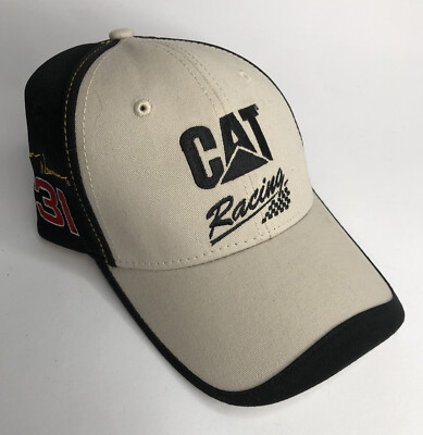 Ryan Newman Cat Racing Hat RCR Beige Black # 31 Caterpillar Racing | eBay
