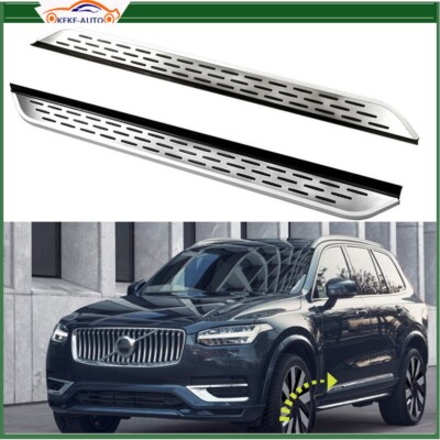 2PCS Side Steps Running Boards Fits For Volvo XC90 2015-2023 Side Nerf ...