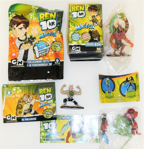 BEN TEN 6 Caractères Différents Edition Jeux Preziosi - Cartoon Network ...