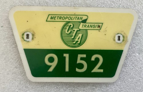 Chicago Transit Authority CTA Cap Badge 1960s Bus Rail “L” And Subway ...