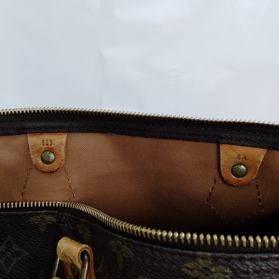 NO TARIFF Louis Vuitton LV Hand Bag Speedy 40 Brown Monogram 3985696 | eBay