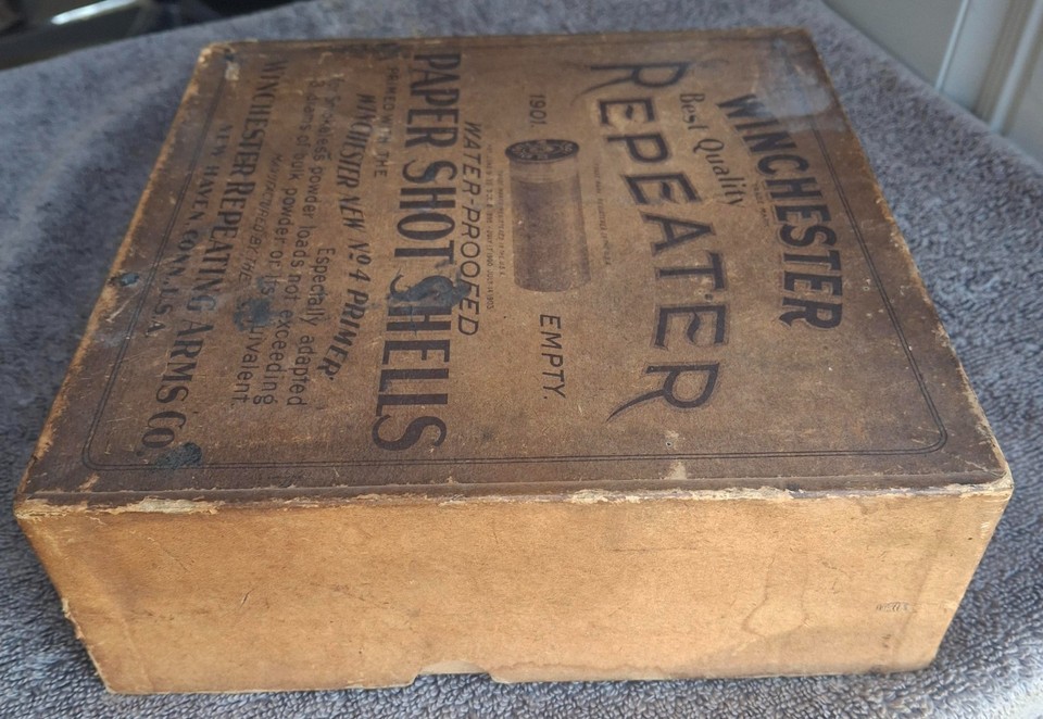 Winchester Repeater Shot Gun Shell Cartridge Ammo Box Rifle 22 Catalog ...
