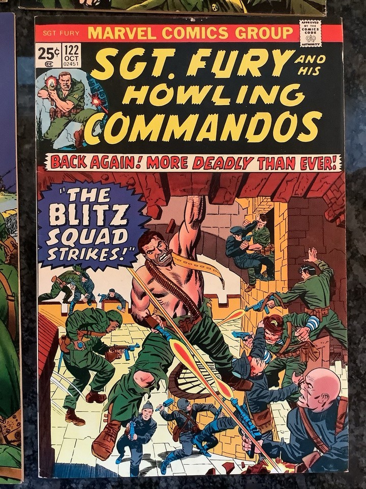 Sgt. Fury and His Howling Commandos #57, 58, 59, 60, 61, 62, 63, 122 ...
