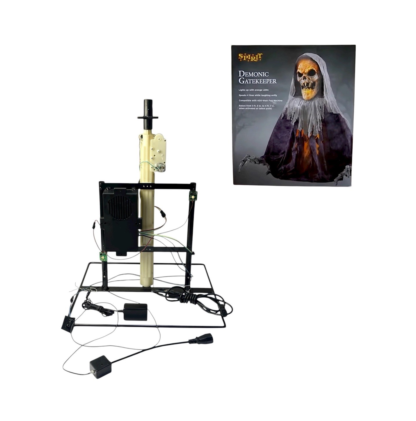 Spirit Halloween Demonic Gatekeeper Animatronic Prop Inner Mechanism ...