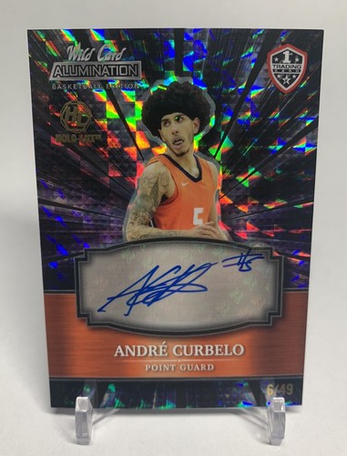 🔥Andre Curbelo NUMBERED AUTO (/49) ROOKIE HoloLux 2022 Wild Card ...