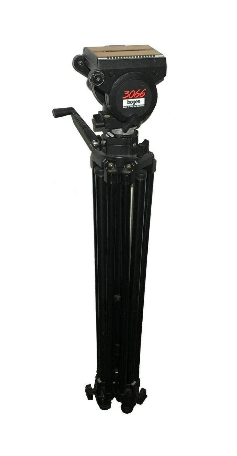 Bogen Manfrotto 3246 Tripod with Bogen Manfrotto 3066 Fluid Head | eBay