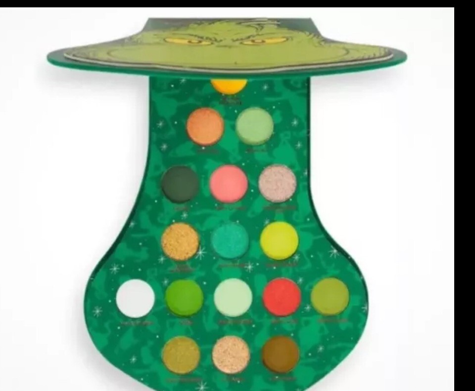 Revolution The Grinch Eye Large Shadow Palette (17 Colors) Discontinued ...