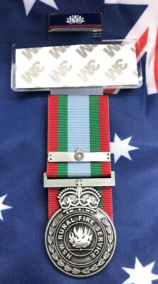 NSW Rural Fire Medal With Clasp, RFS Service Award, Bushfire Citation ...