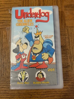 Underdog The Alien Adventures VHS | eBay