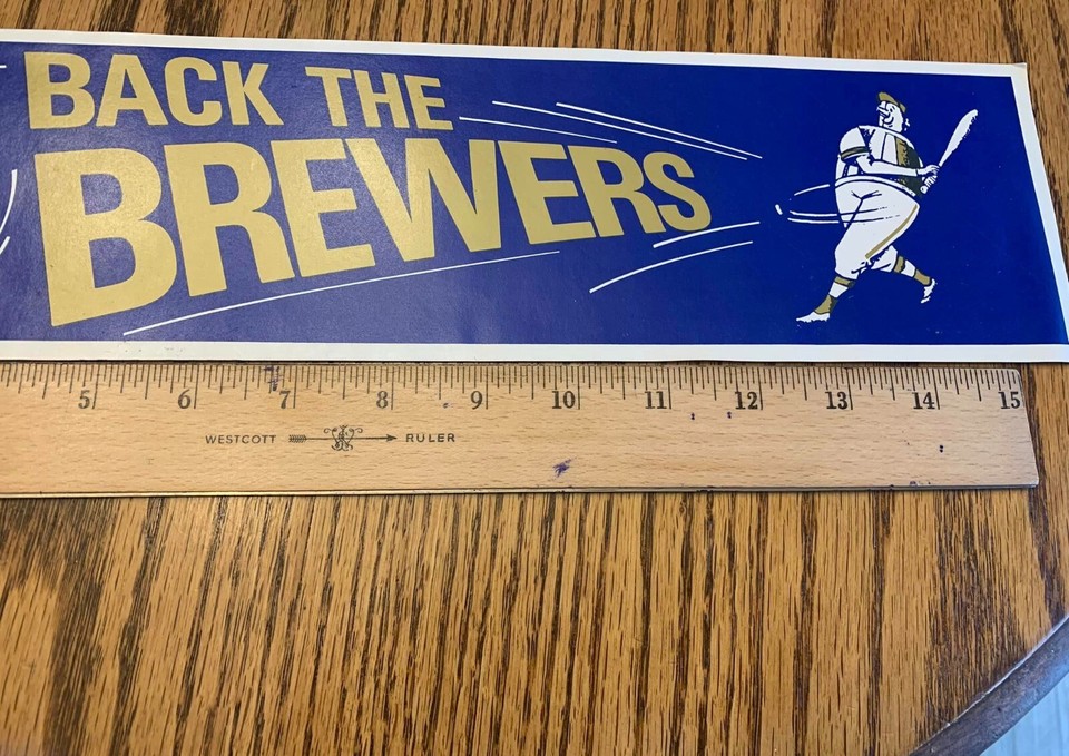 RARE VINTAGE MILWAUKEE BREWERS STICKER | eBay