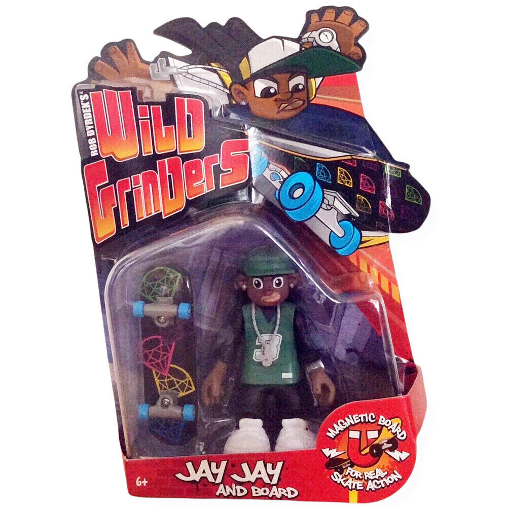 NEW Wild Grinders Jay Jay and Board 2010 by Mattel Rob DYRDEK'S Series ...