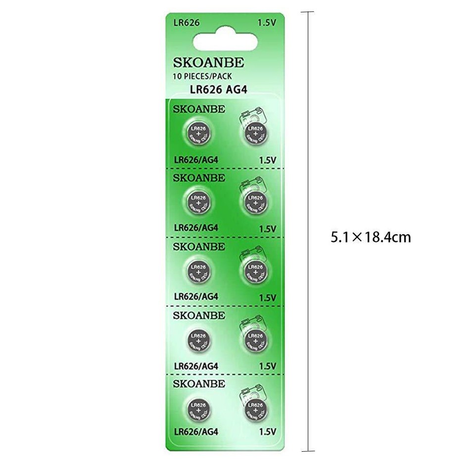 20Packs SR626SW LR626 AG4 377 V377 LR66 1.5V Watch Battery | eBay