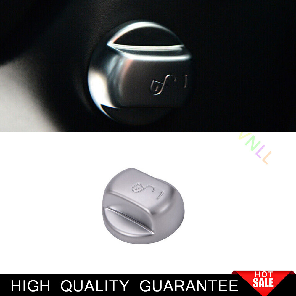 For Jaguar XE 2016-2019 Matte Silver Plastic Steering Wheel Adjust Lock ...