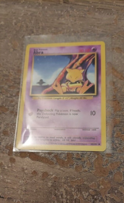 1999 Pokemon Abra 43/102 Base Set Unlimited NM | eBay