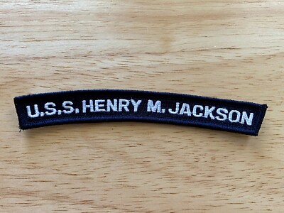 USN Navy Submarine SSBN 730 USS HENRY M JACKSON UIM Patch Rocker ...