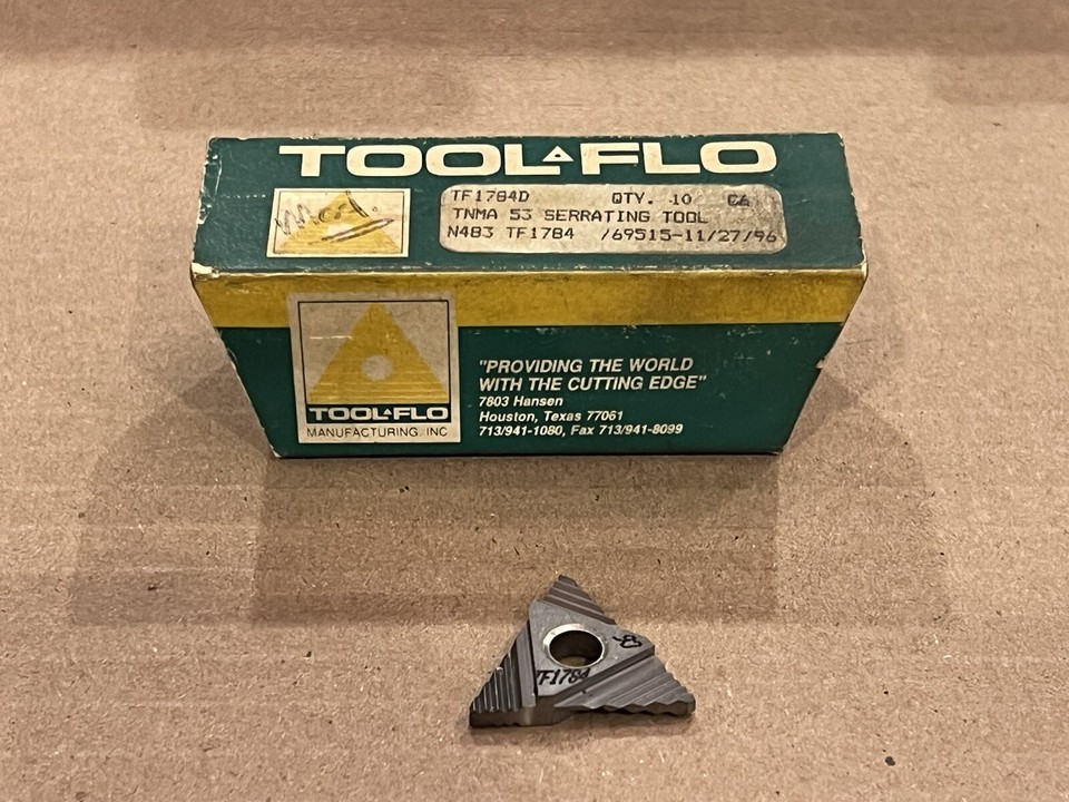 TOOL-FLO Carbide Inserts - TF1784D C6 - Qty. 7 - NEW!!! | eBay