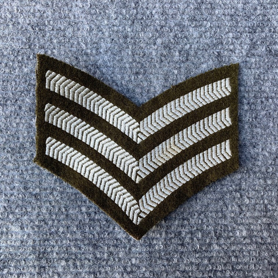 Khaki Rank Stripe Chevrons Lance Corporal, Staff Sergeant, British Army ...