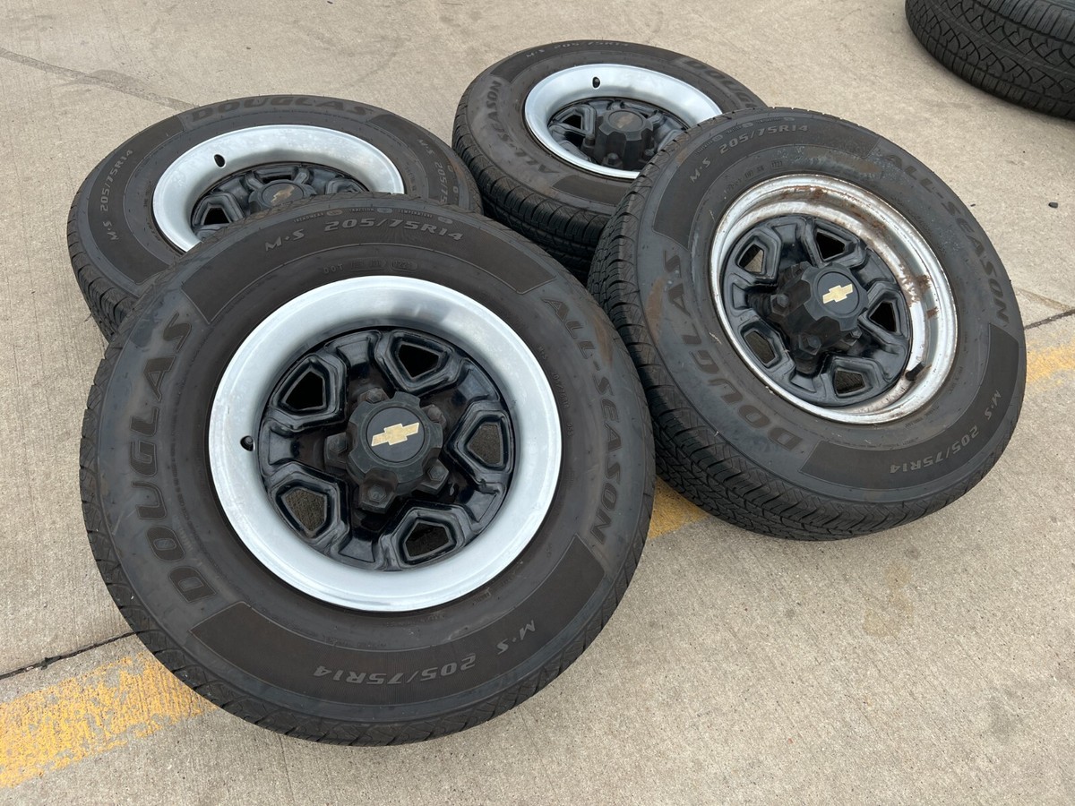 Old School Chevy With Rims