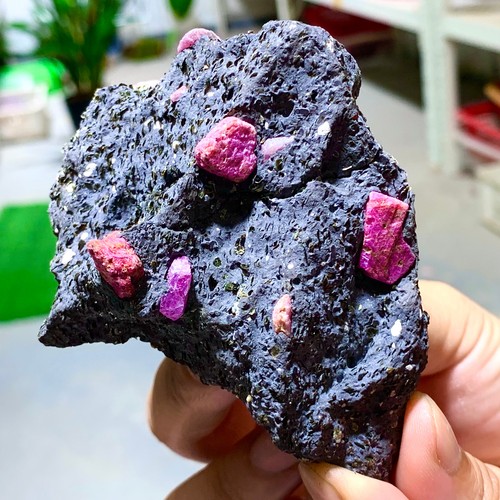 190G Natural Gemstones Crystals Ruby Rough Raw Stones specimen from ...