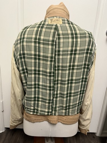 Vtg XL 50 in chest! 1940s 1950s Ricky Jacket Mens Rockabilly Gabardine ...