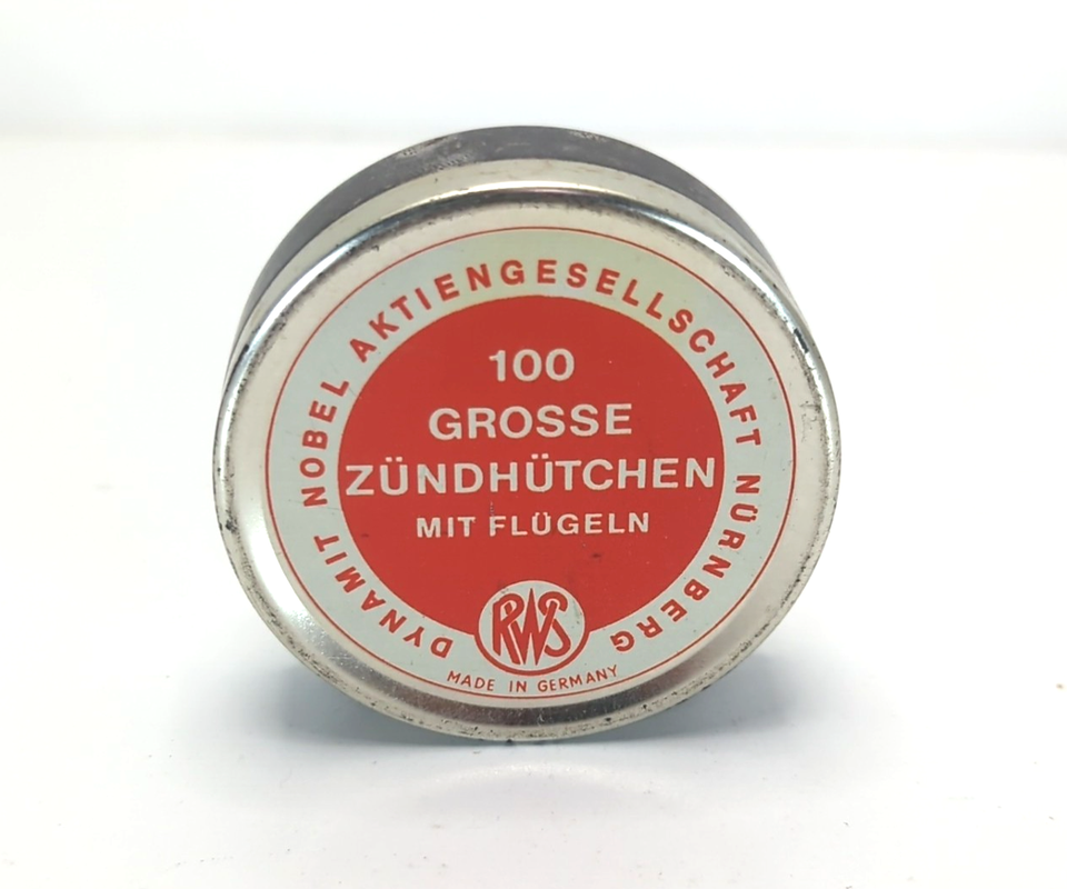 German Metal Tin Dynamit Nobel Aktiengesellschaft nurmberg Musket Caps ...