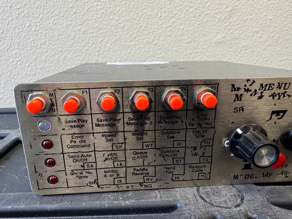 MFJ-492 Menu Driven Memory Keyer Ham Radio Morse Code Keyer Used | eBay
