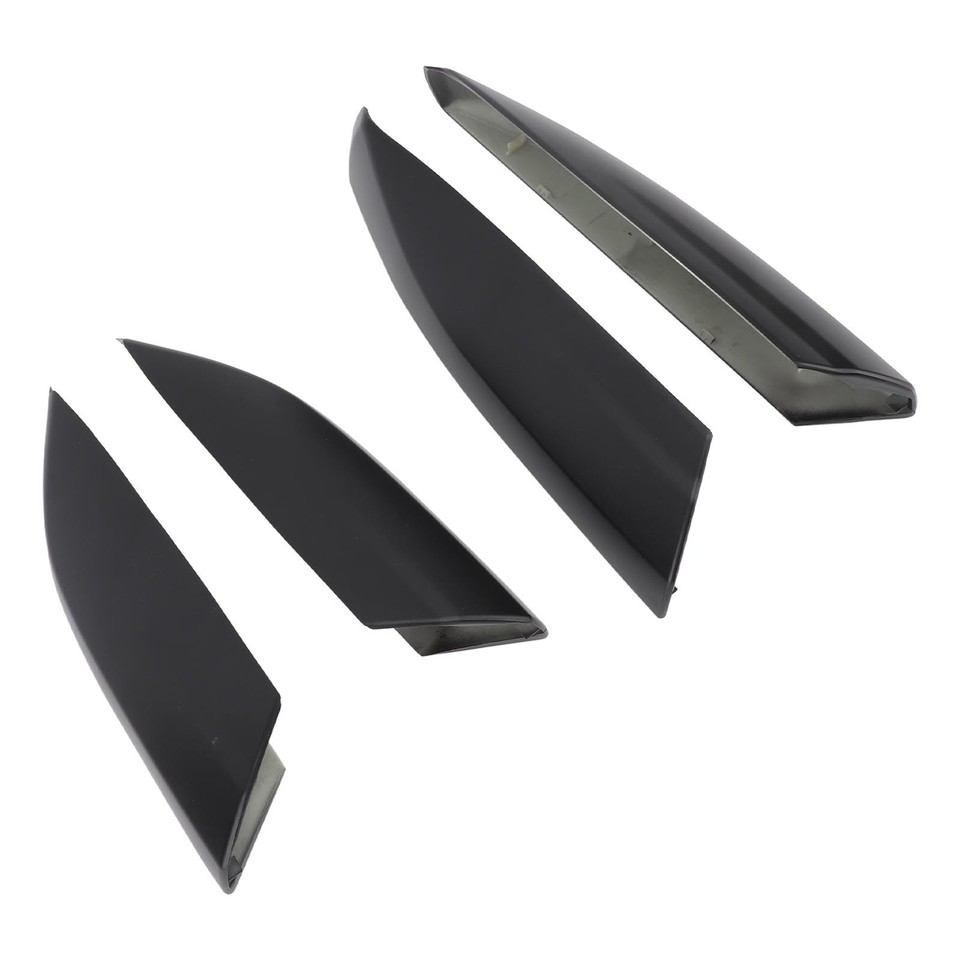 Black 4Pcs Roof Cargo Rack Rail End Cover Roof Rack Protection Shell ...