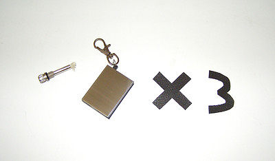 Survival Key Chain Magnesium Rod Flint Steel Firesteel Fire Striker ...