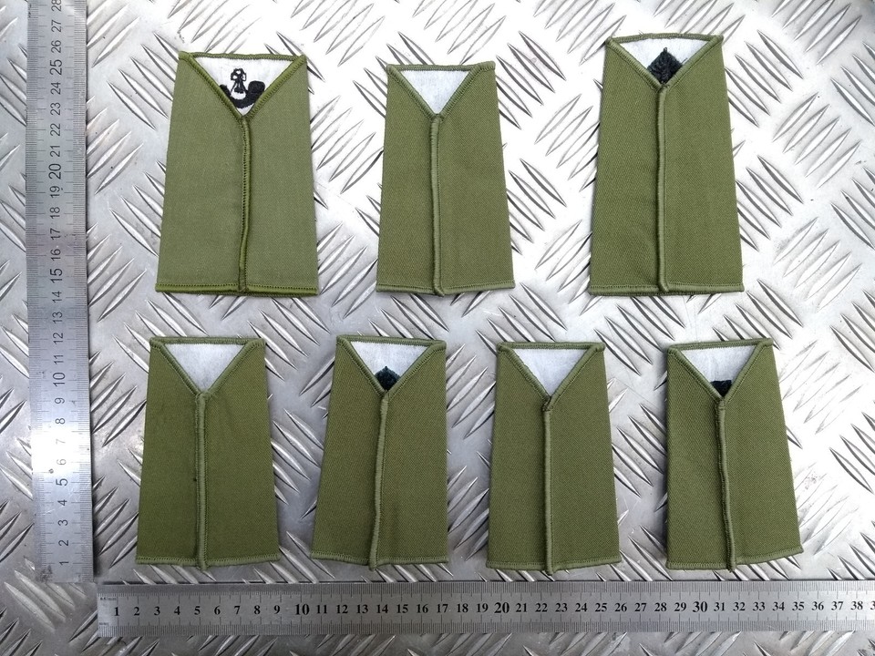 Gewehre Acf Od Grün Rang Schulterstücke Original British Army - Neu ...