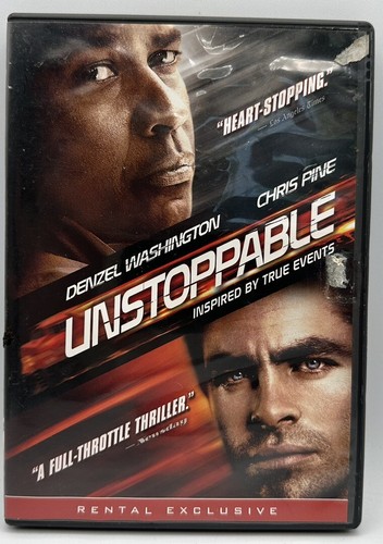 Unstoppable DVD Widescreen Denzel Washington Chris Pine 2010 ...