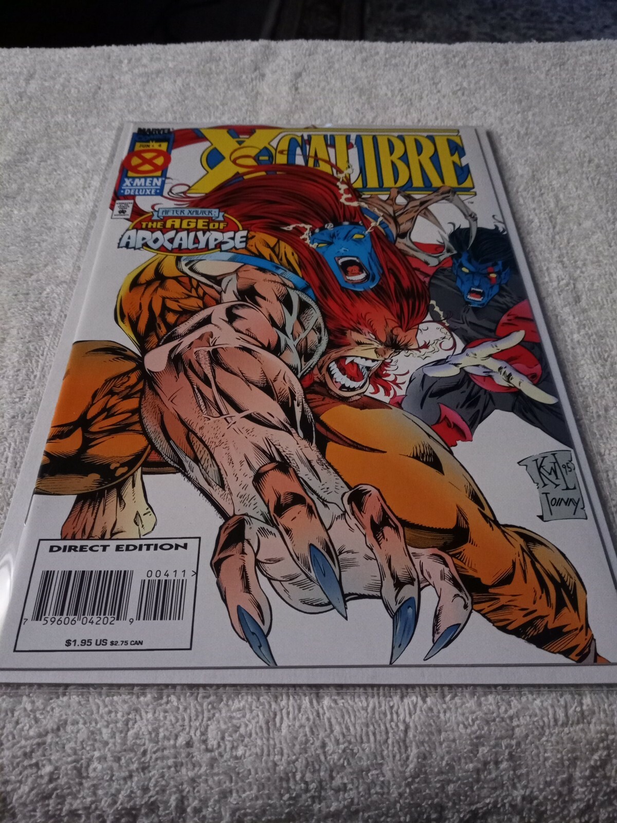 X-Calibre Comic #4 The Age Of Apocalypse X-MEN 1st Print June 1995 ...
