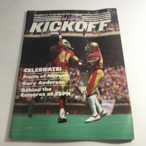VTG USFL Kickoff Official Magazine 1985 Vol 3 #6 - Gary Anderson ...