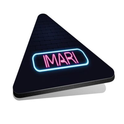 1x Triangle Fridge MDF Magnet Neon Sign Design Imari City Japan #351359 ...
