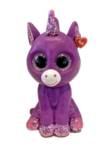 TY Beanie Boos Mini Boo Amethyst Unicorn Series 3 Collectible Figure ...